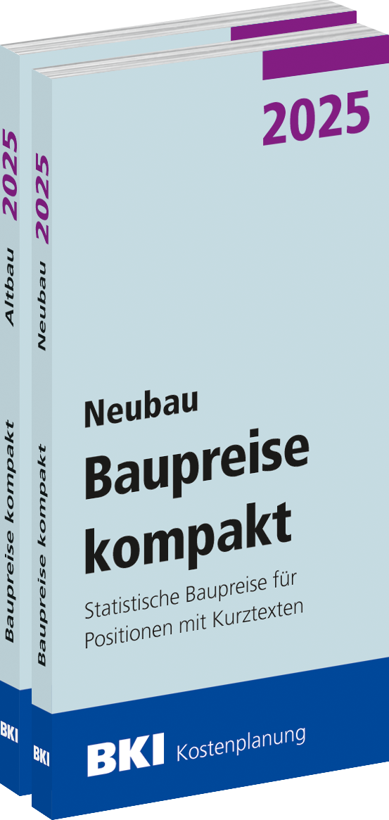 BKI Baukosten Neubau 2025 (Sparpaket) | BKI